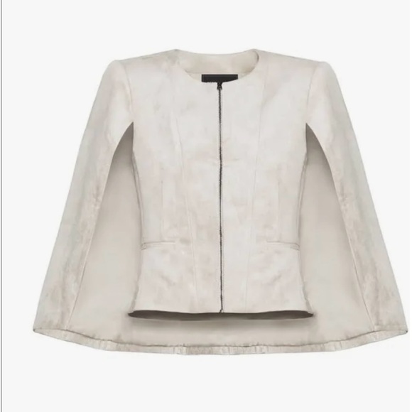 BCBGMaxAzria | Jackets & Coats | Bcbg Suede Garry Cape Jacket Color ...